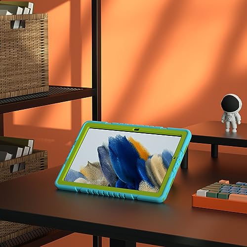 Shockproof Protective Case Hard Rugged Protective Cover Compatible with Samsung Galaxy Tab A8 Case 10.5 inch X200/X205 (2022) Tablet - Shockproof Protective Case, Carry Handle, Adjustable Shoulder Str