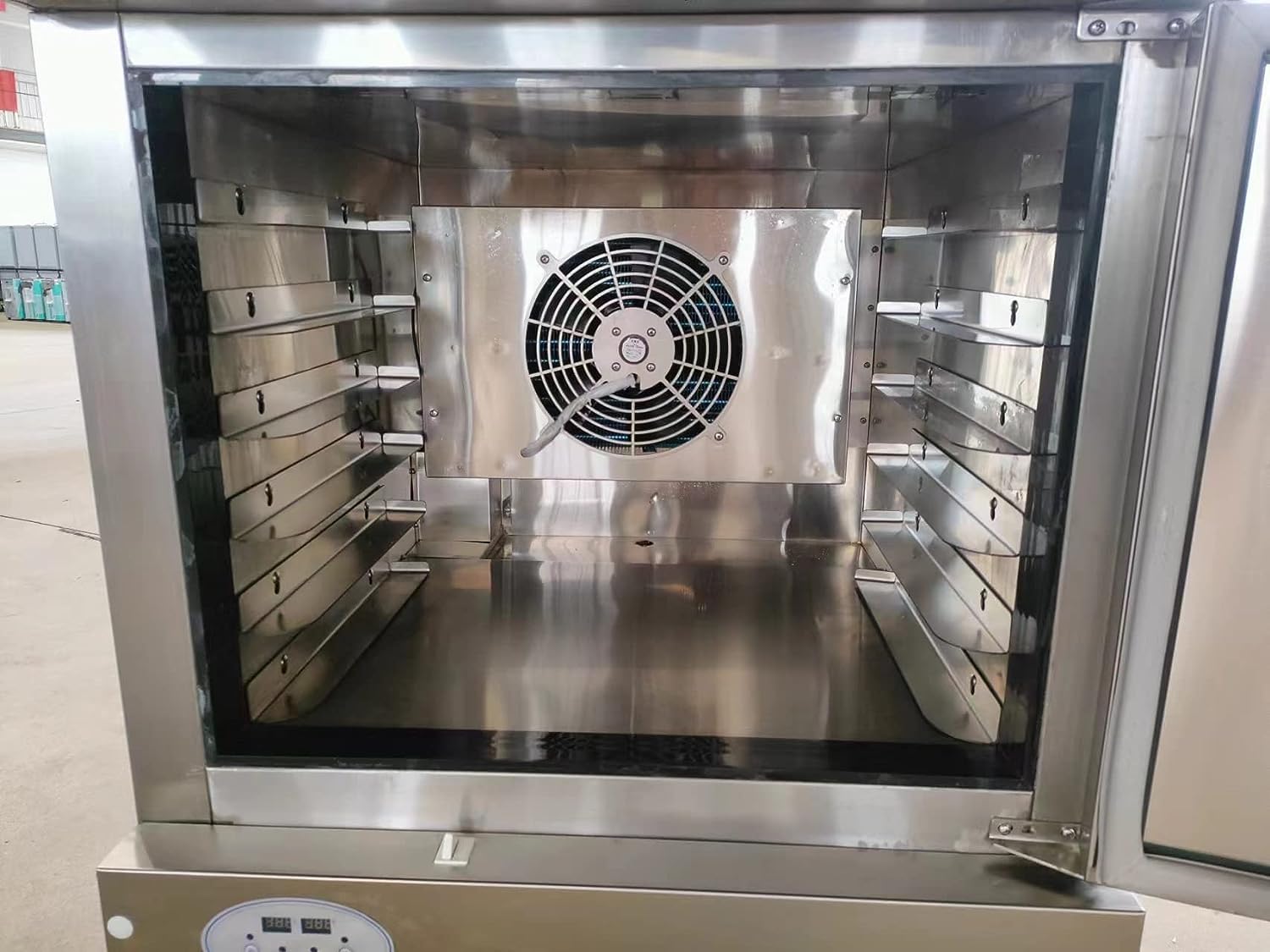 Vaseni 6 Trays 180L Chest Freezer, Blast Freezer Commercial, -40℉~+37.4℉ Blast Chiller Freezer, Temperature Control, Stainless Steel Ice Cream Forzen Meat FIsh Seafood Refrigerator, Restaurant Hotel