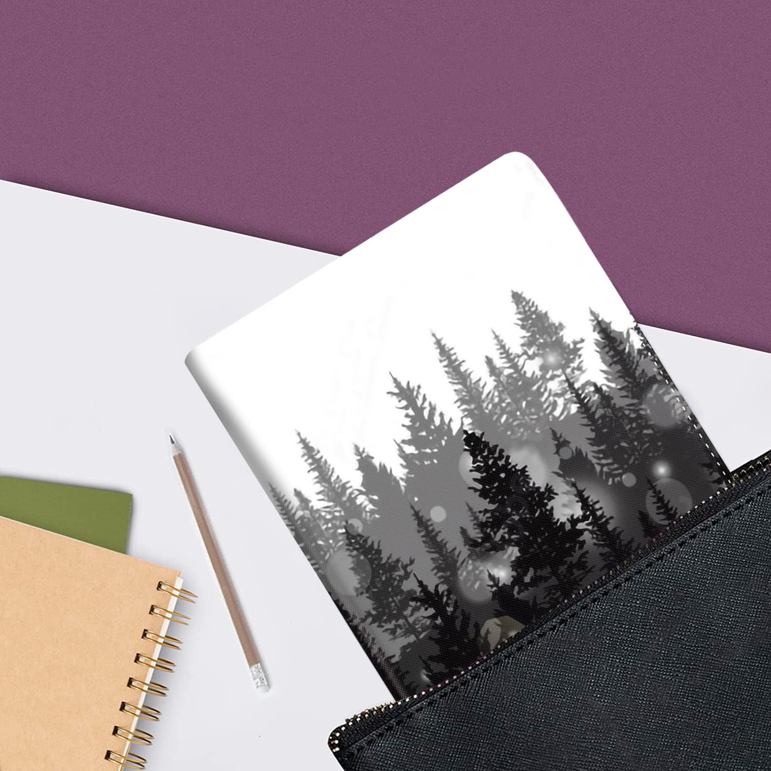 Case for Samsung Galaxy Tab A7 10.4 Case 2020，Slim Fit Foldable Standing Cover Case with Auto Sleep/Wake for Samsung Galaxy Tab A7 10.4 inch [SM-T500/T505/T507]，Misty Forest Pattern