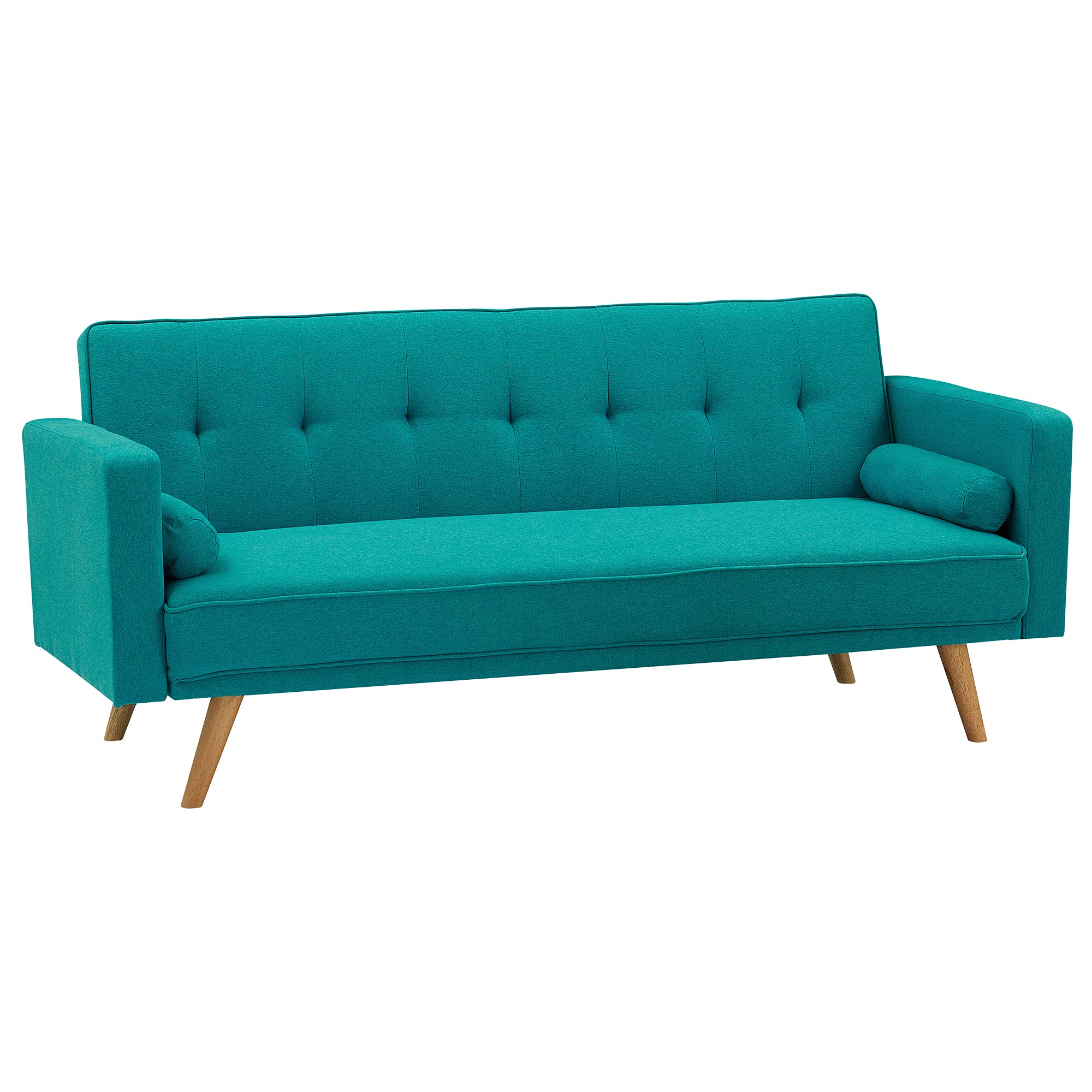 Modern Tufted Futon Sofa Bed Loveseat Convertible Sleeper Couch Daybed,Multifunctional Upholstered Folding Recliner,2 Seaters Small Love Seat Sofá for Living Room/Apartment/Office/Compact Places