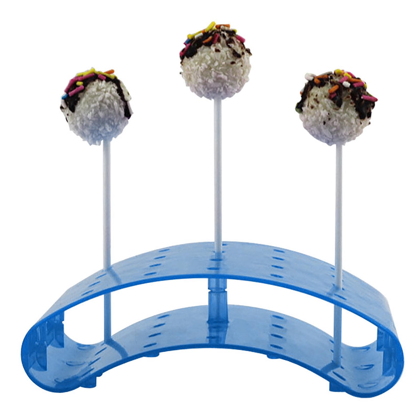 Maybenice Cake Lollipop Holder Display Stand Acrylic Holders 20 Hole Clear Durable Candy Holder for Wedding Party Birthday Dessert Cake Holder