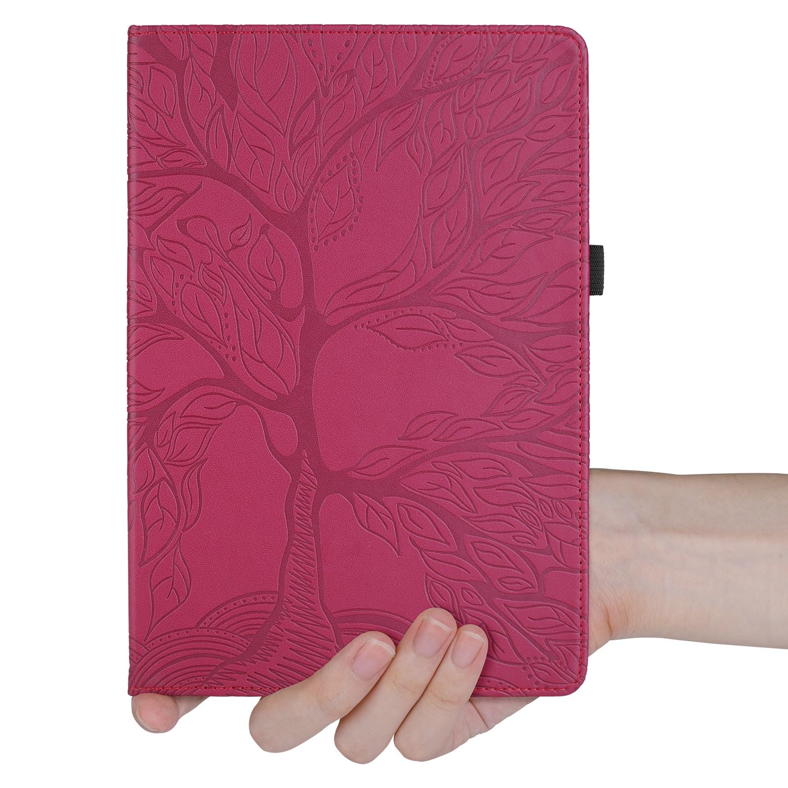 Tablet PC Case Compatible With Samsung Galaxy Tab A8 10.5-Inch 2021 (SM-X200/X205/X207) Tablet Case 360 Degree Rotating Stand Foldable Tablet Case Tree Of Life Embossed Shell Tablet home ( Color : Ver