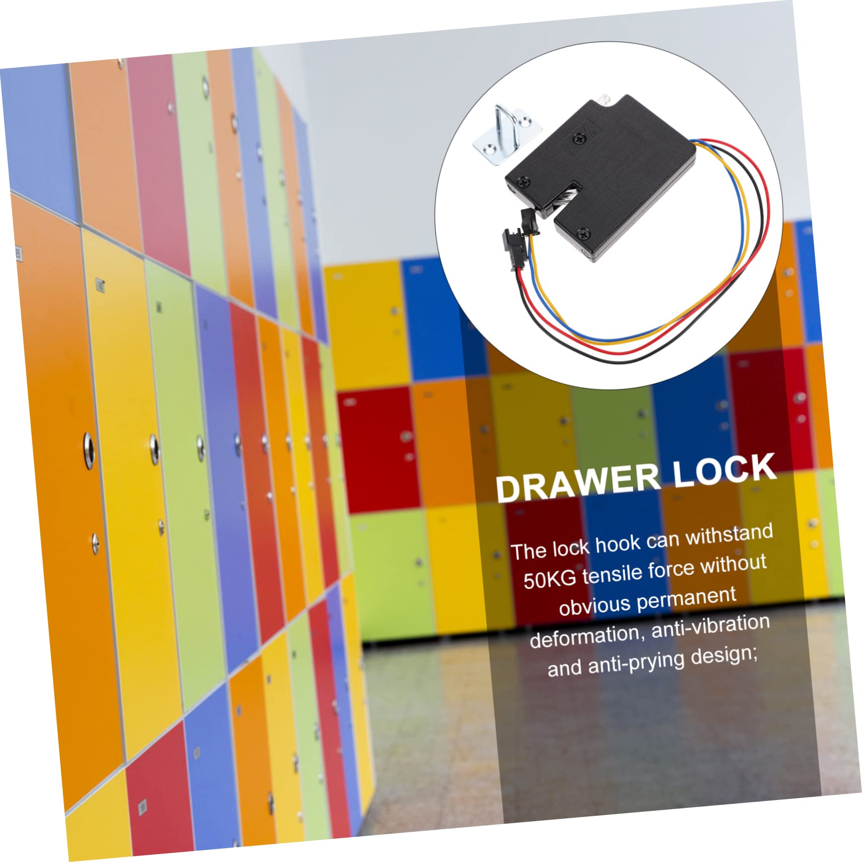 DOITOOL Electronic Locks Hidden Door Latch Drawer Lock Electric Lock electromagnetic Lock Magnetic Door Locks Locker Lock Mini Electric Bolt Lock Hidden Lock Plastic Dongguan Automatic