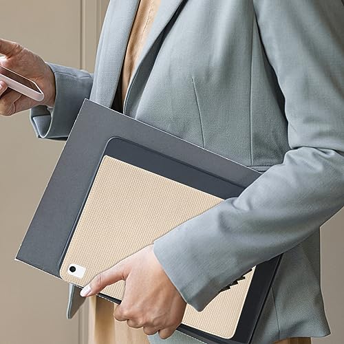 Cabreche Compatible with iPad Air 5th Generation Case 2022/iPad Air 4th Generation Case 2020 10.9 Inch with Pencil Holder/Soft TPU Back,Auto Sleep/Wake (PO7-Beige-2, 10.2inch 9th/8th/7th)