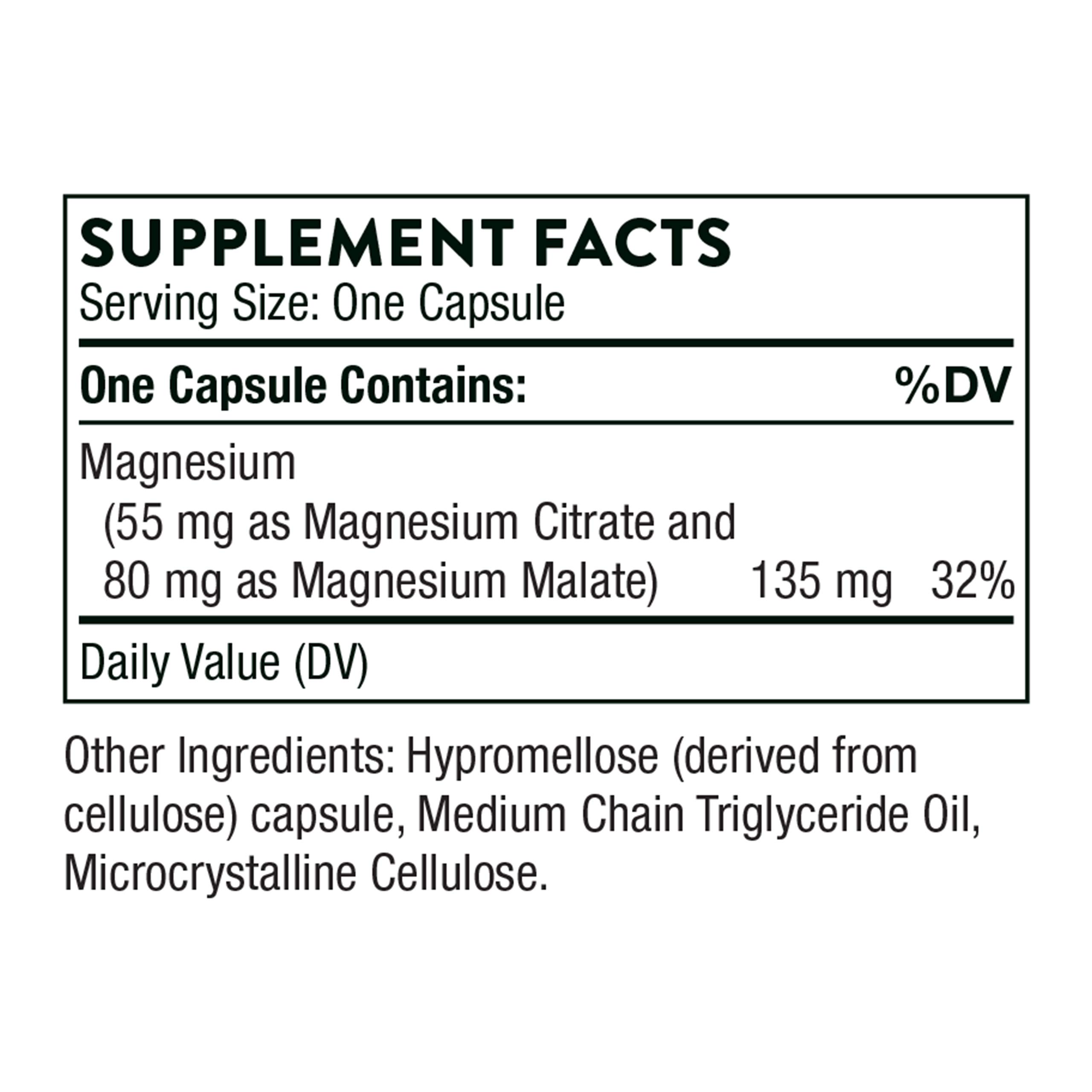 Thorne Magnesium CitraMate & Vitamin D-5000 Duo - Heart, Bones, Muscles - 60 to 90 Servings