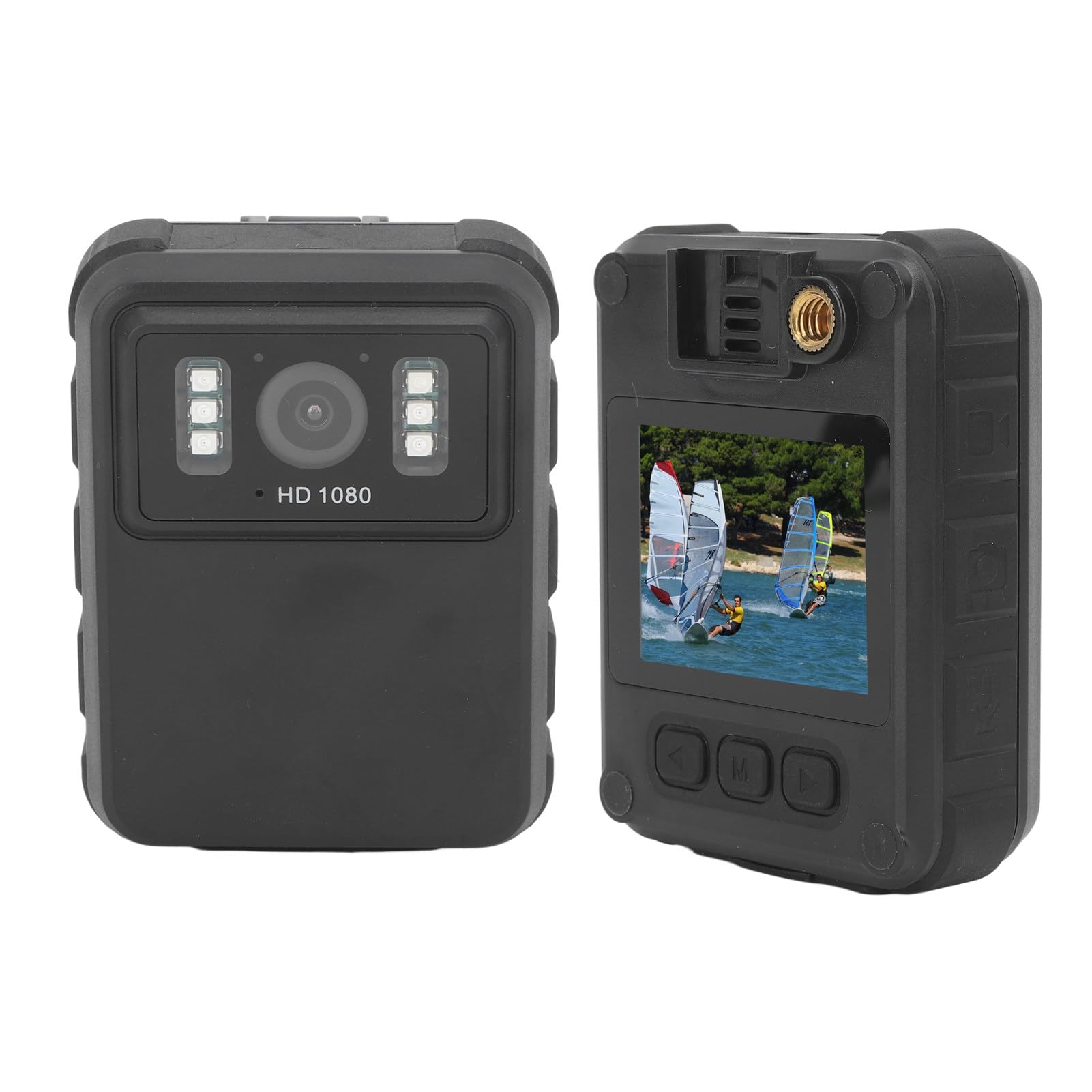 Ultra HD Sports Camera, 2K 2160P Sports Camera Back Clip Large Wide Angle with 1/4 Thread Hole for Outdoor