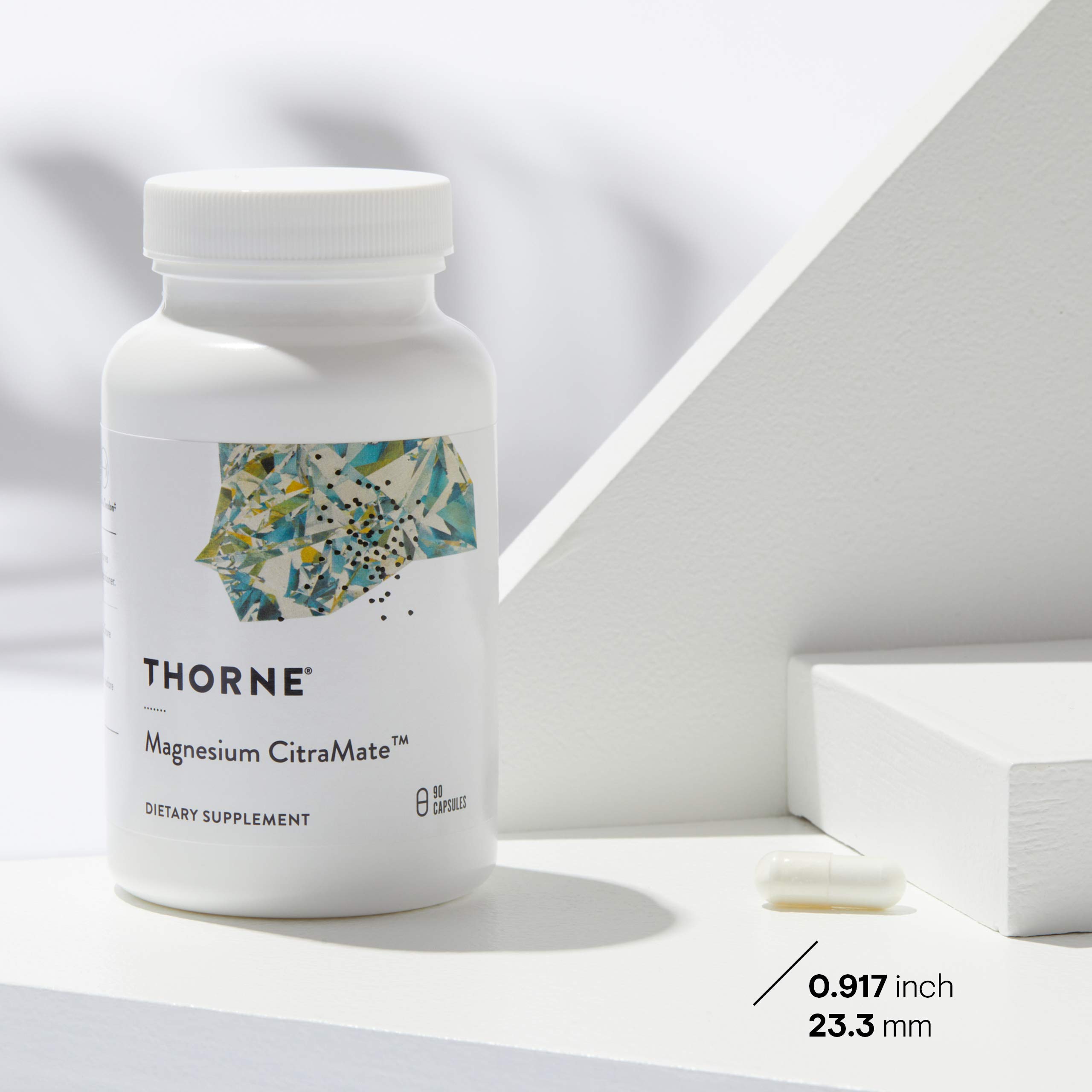 Thorne Magnesium CitraMate & Vitamin D-5000 Duo - Heart, Bones, Muscles - 60 to 90 Servings