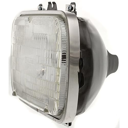 XIWAGZX Headlight Halogen Driver Passenger Side Clear Lens with Bulb Headlamp GM2500112 16552276