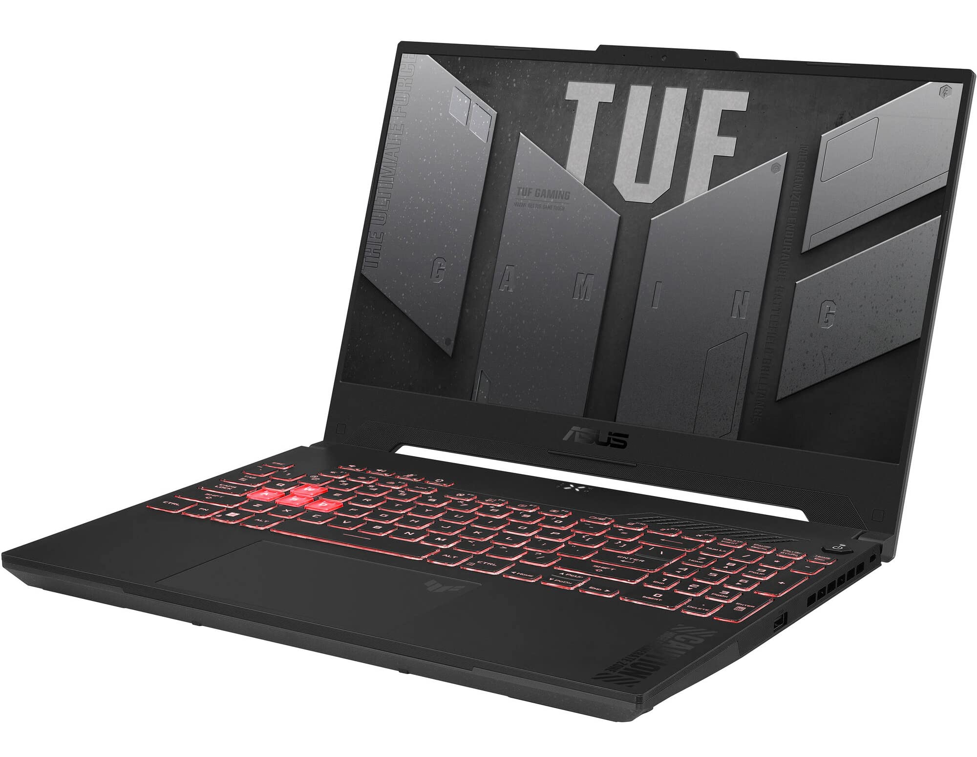 ASUS TUF Gaming A15 (2023) Gaming & Entertainment Laptop (AMD Ryzen 7 7735HS 8-Core, 64GB DDR5 4800MHz RAM, 2x2TB PCIe SSD RAID 1 (2TB), GeForce RTX 4050, 15.6" 144Hz Win 11 Pro) with USB-C Dock