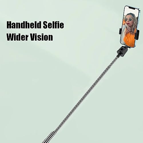 Selfie Stick Retractable Selfie Stick Smartphone Tripod All in One Mobile Phone Tripod with Wireless Remote Shutter (Pink)