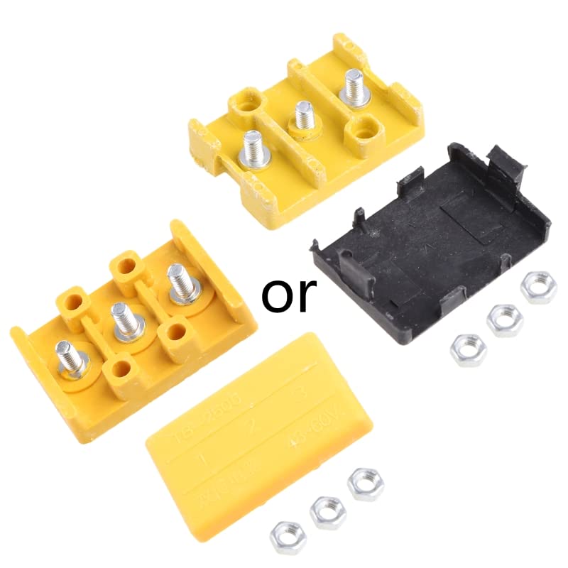 1Pc Durable Electric Bicycle E Bike Motor Controller Wire Connection Box Insulation Box Phase Battery Wire Connector Bicycle Accessories Set Bicycle Accessories Bag Sports Bras for Women Cycling
