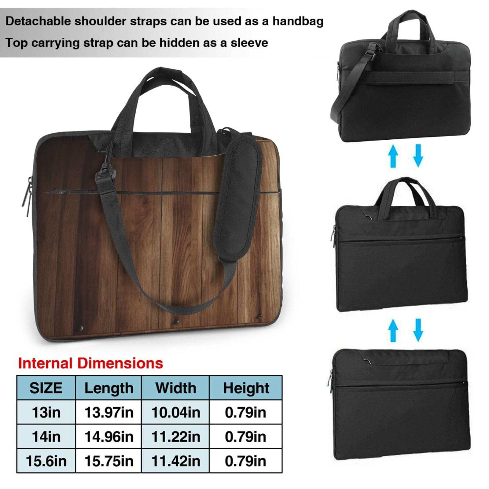 Board Laptop Bag Slim Computer Bag Portable Shoulder Bag Laptop Case Cover For Woman Man 13 Inch