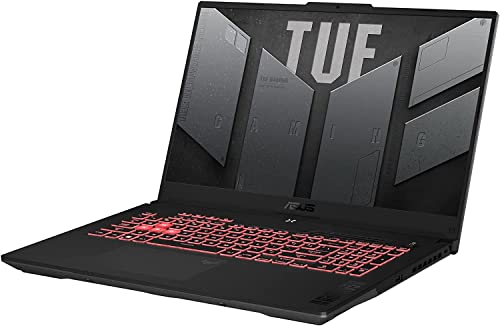 ASUS TUF Gaming A17 Gaming & Entertainment Laptop (AMD Ryzen 7 7735HS 8-Core, 32GB DDR5 4800MHz RAM, 1TB PCIe SSD, GeForce RTX 4050, 17.3" 144Hz Full HD (1920x1080), Win 11 Home) with USB-C Dock