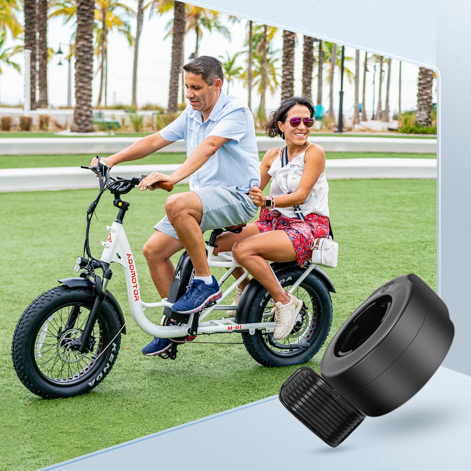 ADDMOTOR 130X Ebike Thumb Throttle with Waterproof Connector, E-Bike Speed Control for Electric Bicycle Scooter Accessories 3 Pin