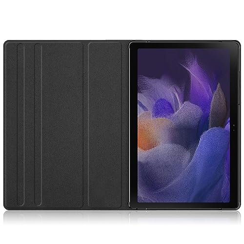 Tablet PC Case Compatible with Samsung Galaxy Tab A8 10.5 inch SM-X200/X205 Shockproof Smart Tablet Cover Case,360°Multi- Viewing Angles Stand Folio Hard PC Back Shell Case Cover with Auto Wake Sleep