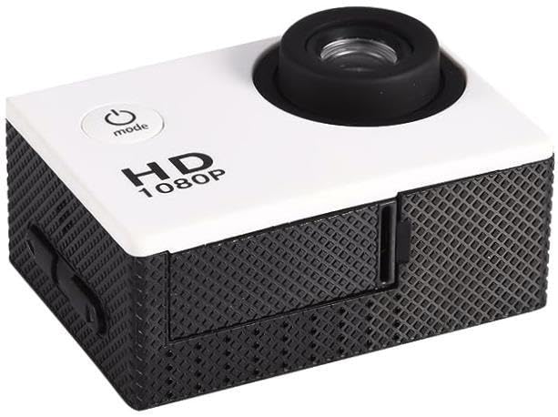 haillusty Waterproof Outdoor Sports Camera - Full Camcorder with Rechargeable Battery Mounting Accessories Kit Included
