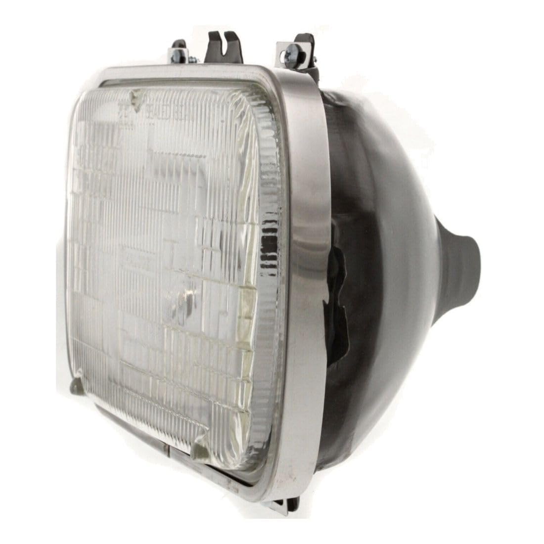 JXWNDPK Headlight Driver Passenger Side Clear Lens W/Bulb Headlamp for Tahoe 95,for Blazer 92 94-95,for K5 Blazer 78-86,for S10 Blazer 92-94,for Yukon 92-96,for C1500 Suburban 92-96
