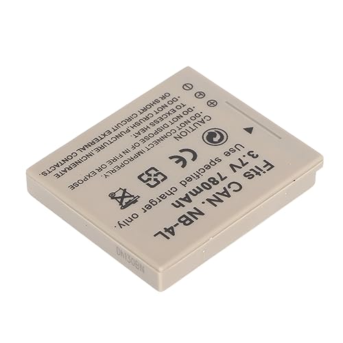 NB 4L Battery, 780mAh Lithium Ion Battery, Camera Battery Replacement, NB 4L Replacement Battery, Replacement for IXUS 115 117 120 130 220 225 230 255 50 60 70 80 65 75ixy100 115