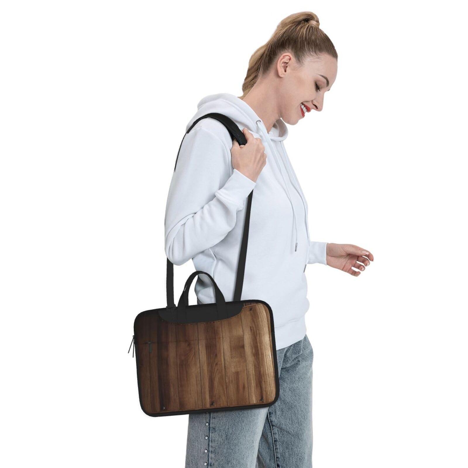 Board Laptop Bag Slim Computer Bag Portable Shoulder Bag Laptop Case Cover For Woman Man 13 Inch