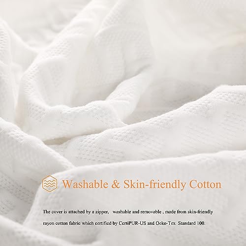 12 inch Queen Mattress, Motion Isolating Mattress in a Box, Medium Firm, CertiPUR-US Certified, 5 Layer Memory Foam System Supportive & Pain Relief-365 Nights Trail