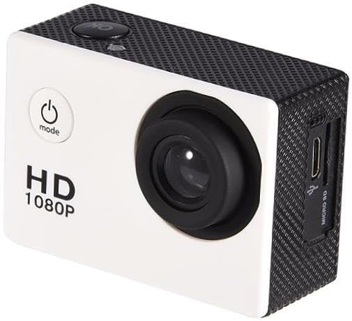 haillusty Waterproof Outdoor Sports Camera - Full Camcorder with Rechargeable Battery Mounting Accessories Kit Included