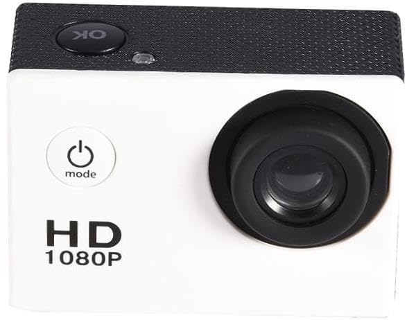 haillusty Waterproof Outdoor Sports Camera - Full Camcorder with Rechargeable Battery Mounting Accessories Kit Included