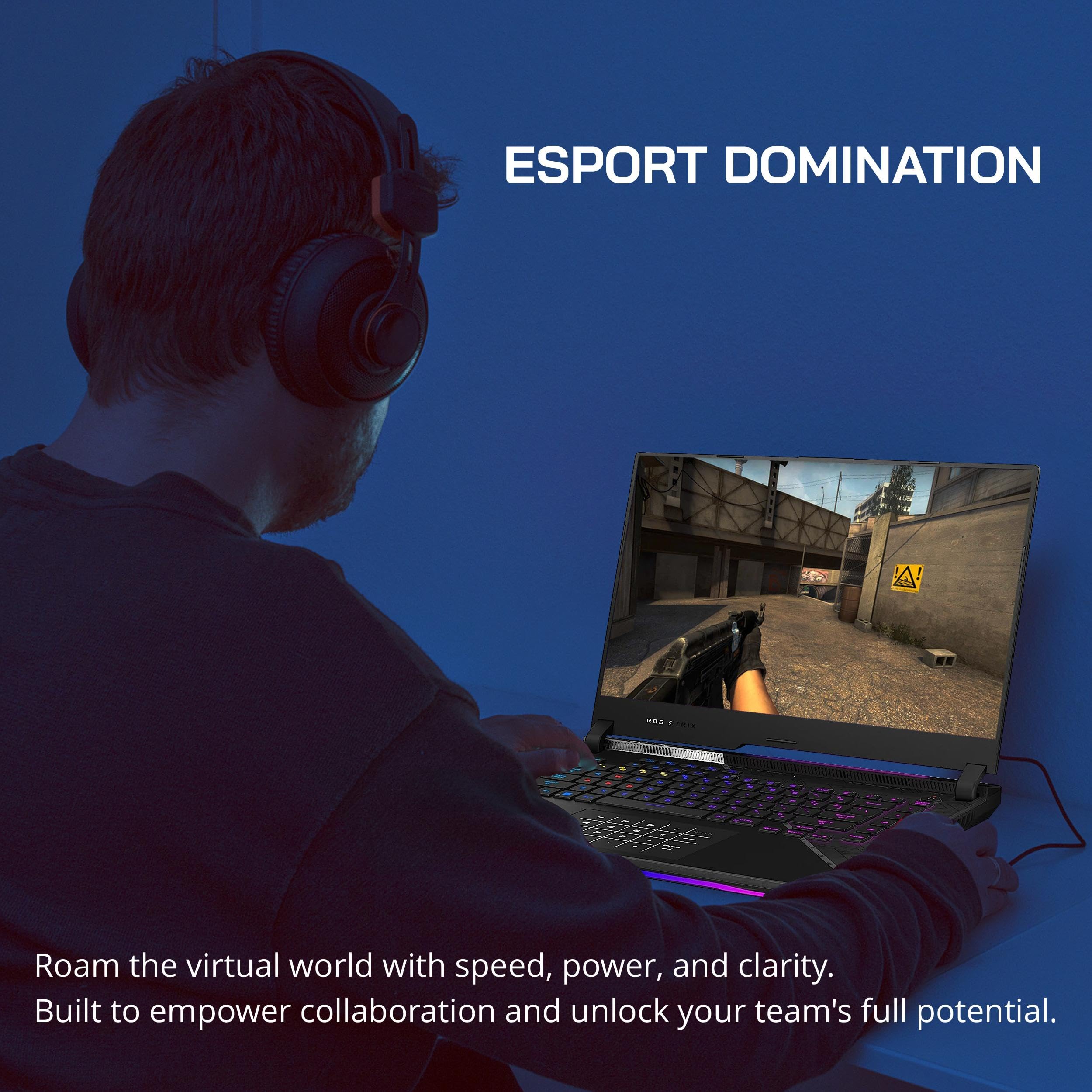 Asus ROG Strix Scar 15 Gaming Laptop, 15.6” QHD 240Hz Display, Intel Core i9 12900H, 64GB DDR5, 4TB SSD, NVIDIA GeForce RTX 3070 Ti, Per-Key RGB Keyboard, Wi-Fi 6E, Black, Win 11, 32GB USB Card