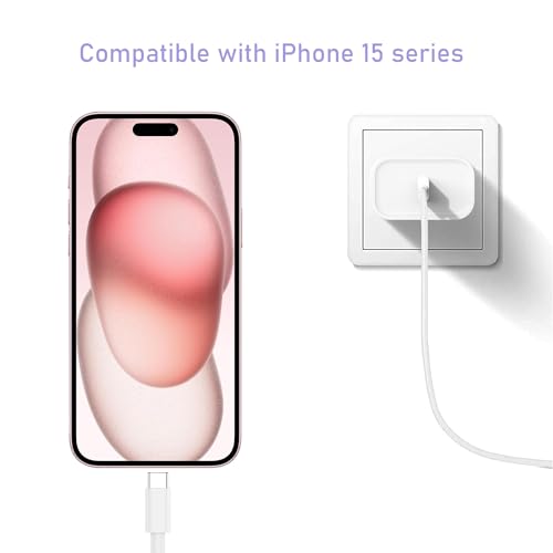 iPhone 15 Charger Fast Charging 10 FT ,20W Type C Charger with USB C to C Cable Compatible with iPhone 15/15 Plus/15 Pro/15 Pro Max,iPad Pro 12.9/11 inch 2022/2020/2018,iPad Air 5th/4th Gen/Mini 6th