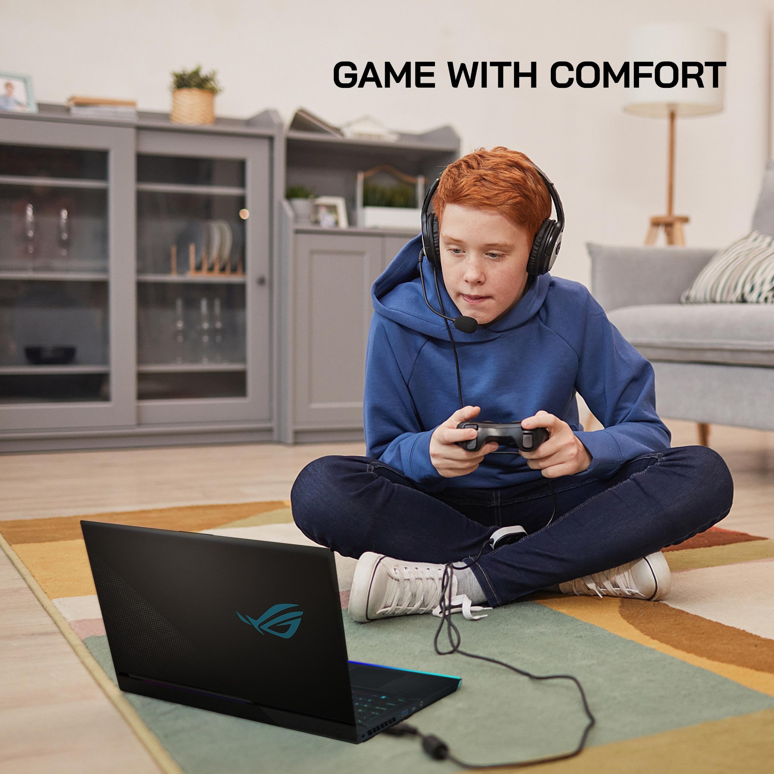 Asus ROG Strix Scar 15 Gaming Laptop, 15.6” QHD 240Hz Display, Intel Core i9 12900H, 64GB DDR5, 4TB SSD, NVIDIA GeForce RTX 3070 Ti, Per-Key RGB Keyboard, Wi-Fi 6E, Black, Win 11, 32GB USB Card