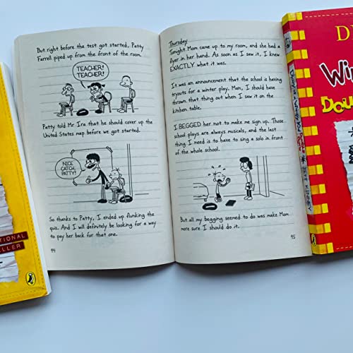 Jeff Kinney Diary of a Wimpy Kid 1-16 Books Boxed Set, Complete Collection Series, Paperback Edition(1-16)