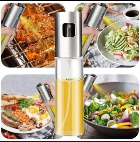 Egypticana home/commercial Oil Sprayer for Cooking, Olive Oil Sprayer Mister, Spray Bottle for Kitchen, 100ml Glass, Oil Vinegar Spritzer Sprayer Glass Bottles for Salad, cooking, roasting, BBQ