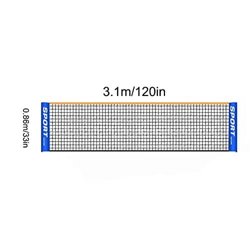 Pickleball Net | Training Netting for Volleyball Sports - Outdoor Sports Accessories, Easy Setup Game Playing Nets for Backyard, Lawn, Beach, Garden Beeby