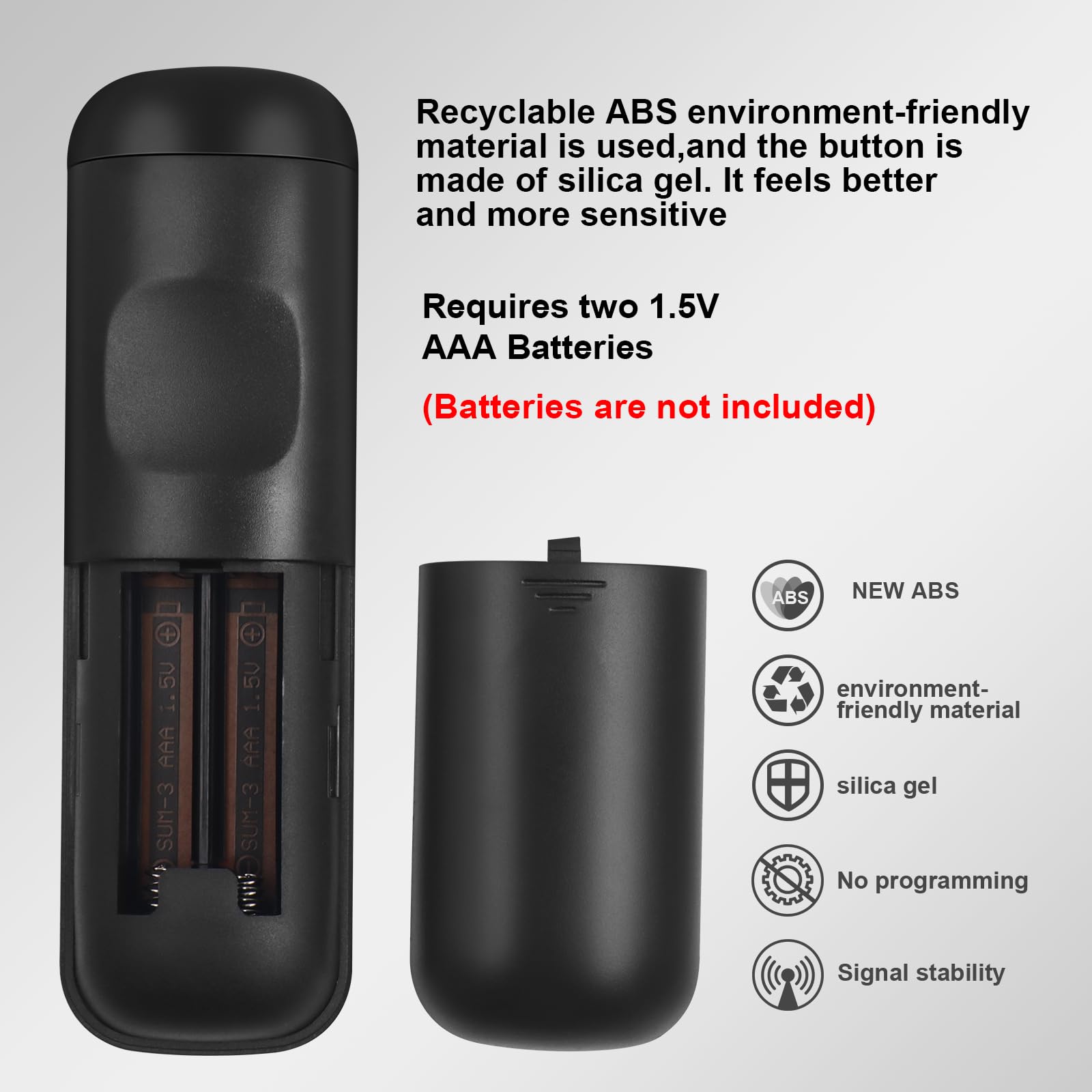 2 Pcs Replacement Remote Control Compatible for Roku Premlere, for Roku Box,for Roku Express,for Roku HD/XD/XDS/LT, for Roku 1/2/3/4 Remote Only【Not for Roku Stick and Not for Roku TV】