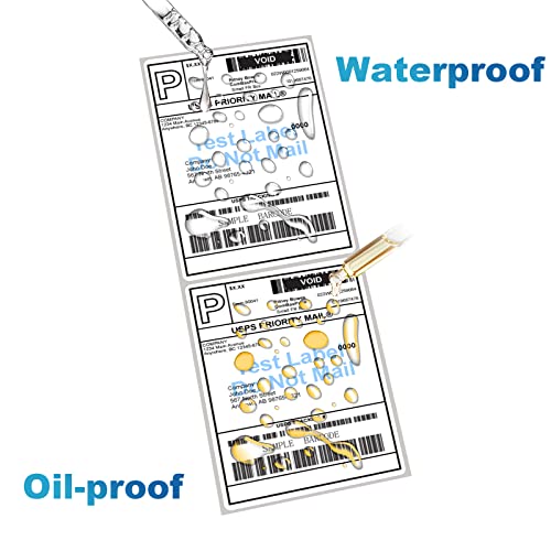 9527 Product Fanfold 4 x 6 Direct Thermal Labels White Perforated Shipping Labels,500 Labels per Stack,1 Stack