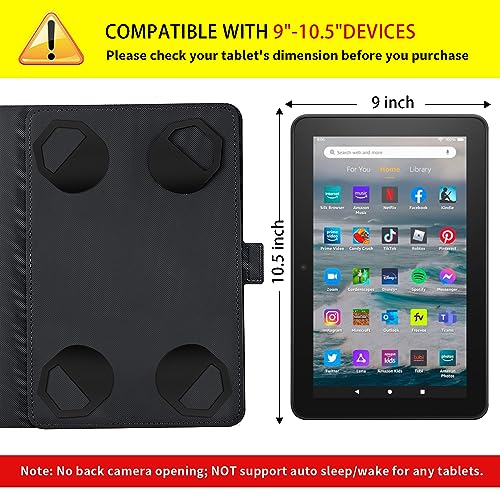 Case for TCL Tab 10 5G 10.1" 9183W (2022)/TCL TAB 10s 9080G(2021/TCL TAB 10s 9081X/TCL Tab Pro 5G Tablet 10.36 inch/TCL TAB MAX 10.4 Inch 360 Degree Rotatable Cover,Purple Rose