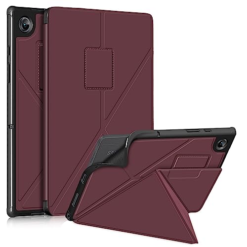 Tablet PC Case Compatible with Samsung Galaxy Tab A8 2021 SM-X200 Tablet Case,Slim Stand PC Hard Back Shell Protective Smart Cover Case,Multi-Viewing Angles Folio Case Cover Auto Sleep/Wake Protective