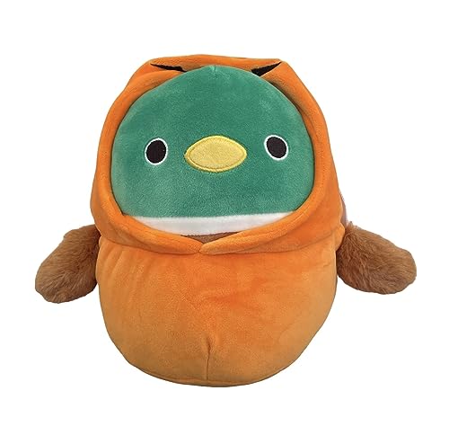 Squishmallow 8" Halloween Avery The Duck in Jack-O- Lantern Costume Plush - Officially Licensed Kellytoy Plush - Collectible Soft & Squishy - Stuffed Animal Toy Gift for Kids, Girls & Boys - 8 Inch