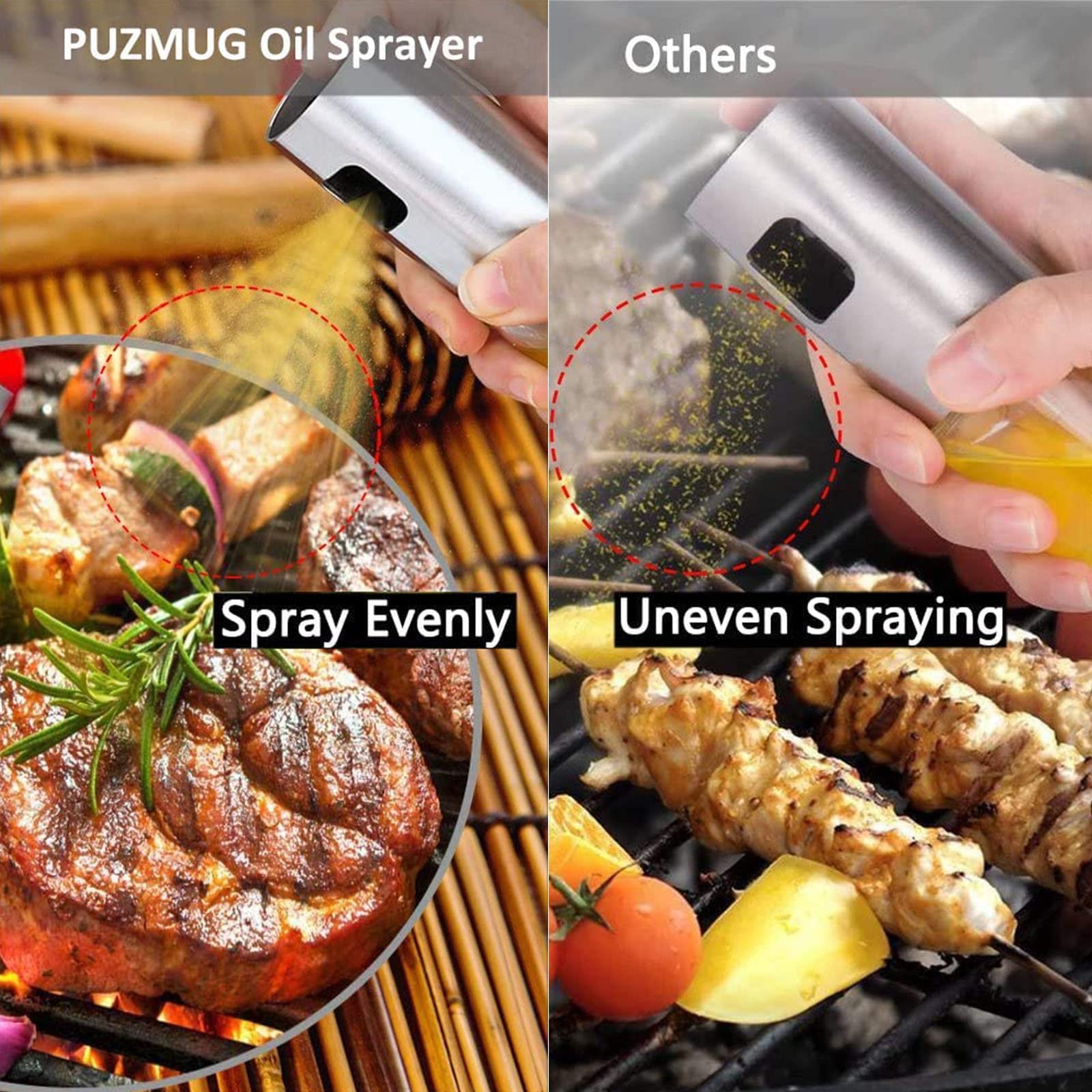 Knots and Toys Oil Sprayer for Cooking| Olive Oil Sprayer | 100ml Olive Oil Spray Bottle| Olive Oil Spray for Salad| BBQ| Kitchen Baking| Roasting