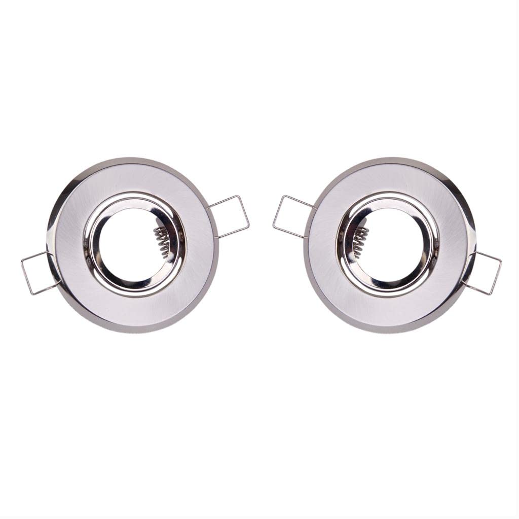 Tiuimk Set of 2 MR11 Spotlight Mounting Brackets - Iron Color