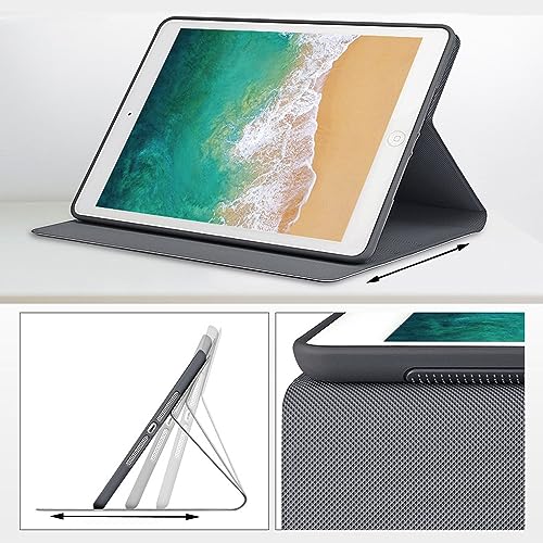 iPad 9th/8th/7th Generation Case (2021/2020/2019) iPad 10.2-Inch Case with Pencil Holder,Lightweight Flexible Shockproof, Full Body Boy Girl Cover for Apple iPad 9th 8th 7th Gen Hamster Golden Strawbe