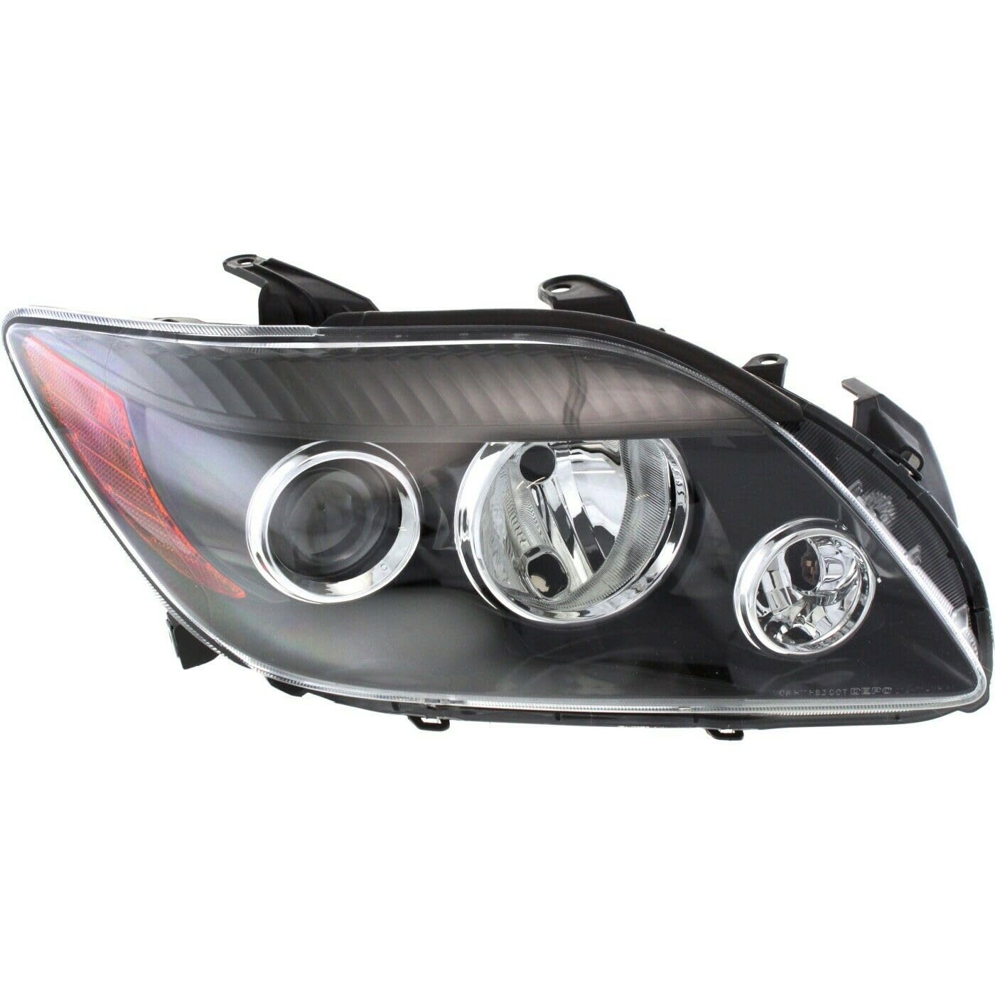 MOTDEX Headlight Halogen Bulb Right Side Clear Lens with Seal and Socket Covers SC2519104 14885309 8113021190