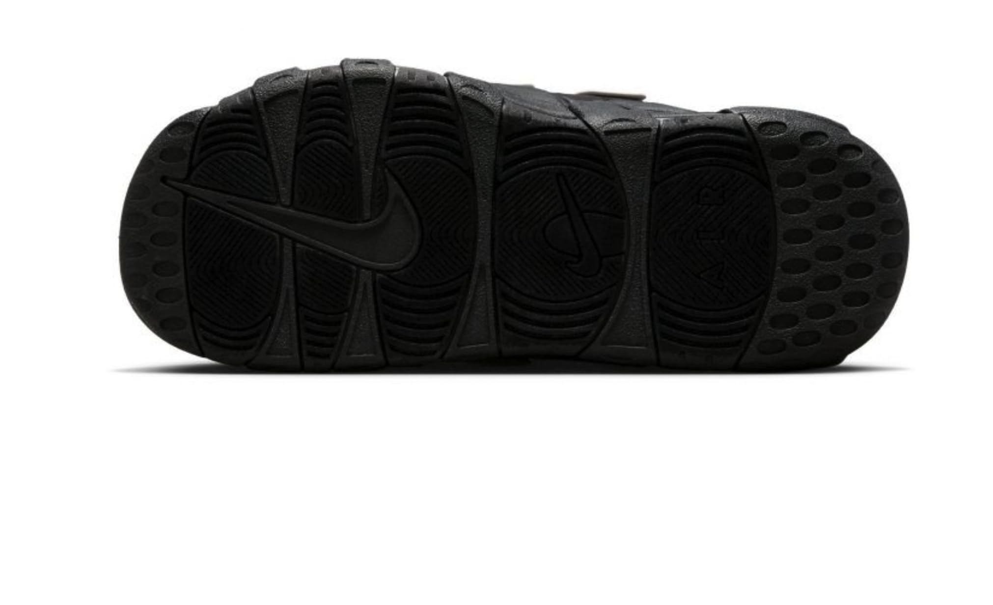 Nike Air More Uptempo DV2137-001 Black-White Men's Slides 15 US