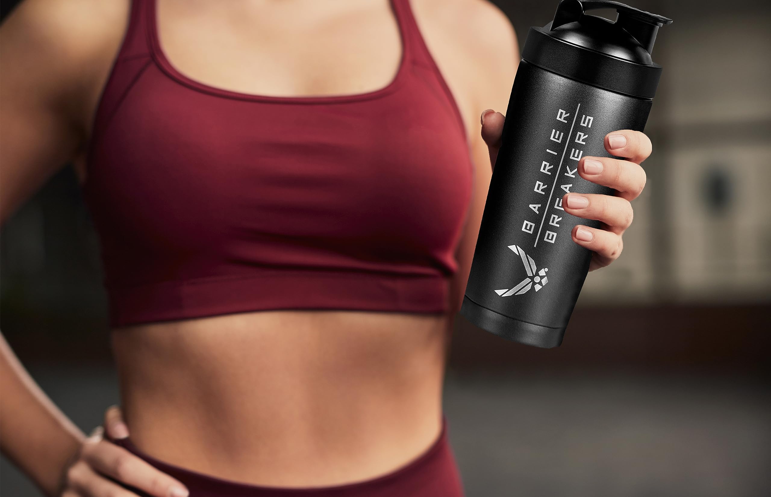 Military Gift Shop 24oz Insulated Air Force Shaker Bottle Engraved Logo–24oz Water Bottle–Cup for Protein Shakes Air Force Gifts | Disabled USMC Vet Owned SMALL Business