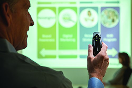 Kensington Expert Wireless Presenter with Green Laser Pointer and Cursor Control (K72426AMA)