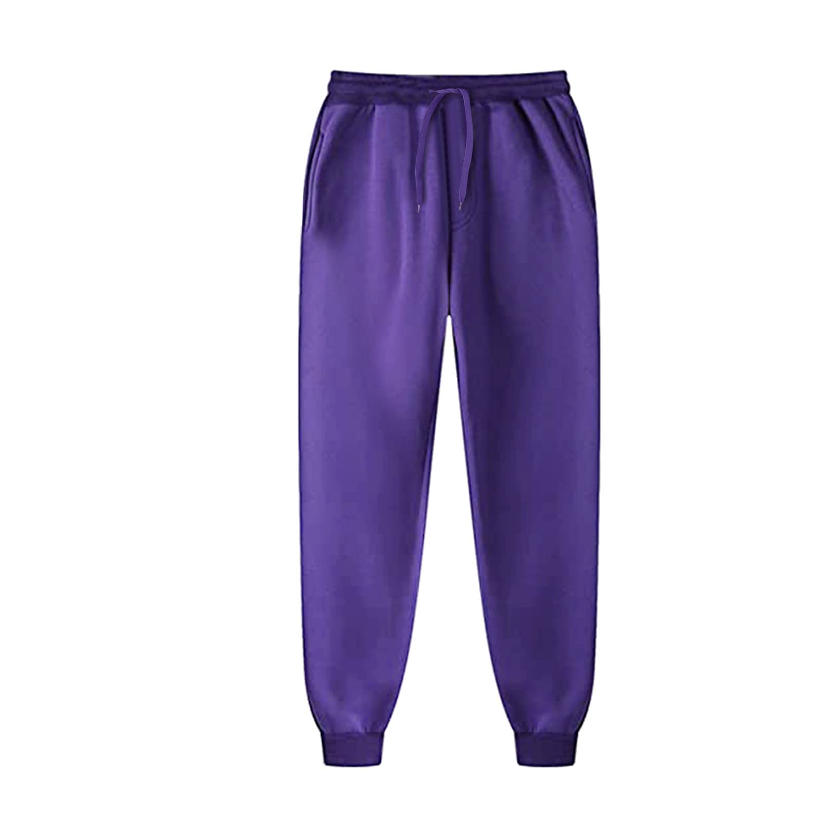 sumensumen Men's Tracksuits Casual 2 Piece Hoodie Sets, Gym Training Wear Hooded Athletic Tracksuit Jogging Suit Set Men-01 Purple,X-Large