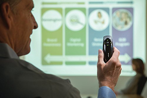 Kensington Expert Wireless Presenter with Green Laser Pointer and Cursor Control (K72426AMA)