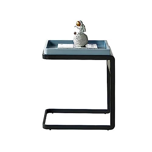 Modern Sofa Side Table Coffee Table Minimalist C-Shaped Side Table Bedside Coffee Table The Living Room Creative Movable Sofa Tables for Bed Or Chair Side End Table