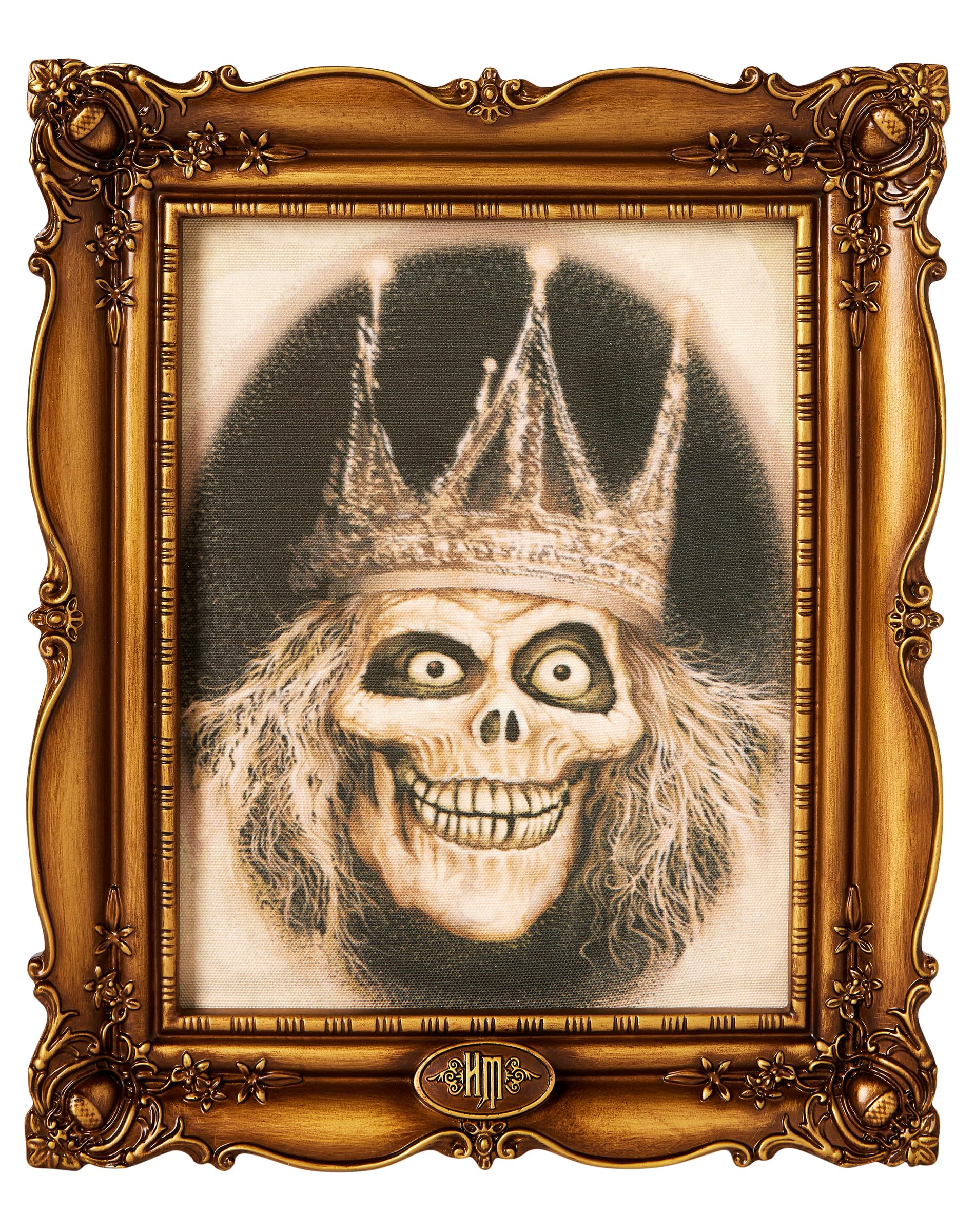 Spirit Halloween Disney's The Haunted Mansion Crowned Ghost Sign | Officially licensed | Home Décor | Horror Décor