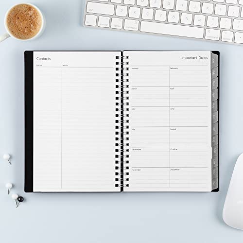 Blue Sky 2023 Weekly and Monthly Planner, January - December, 5" x 8", Flexible Cover, Wirebound, Enterprise (142095)