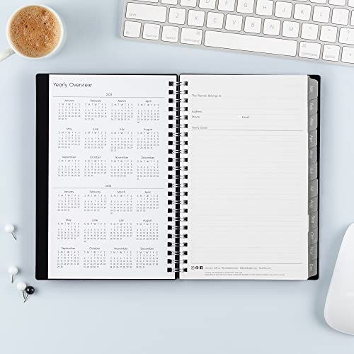 Blue Sky 2023 Weekly and Monthly Planner, January - December, 5" x 8", Flexible Cover, Wirebound, Enterprise (142095)